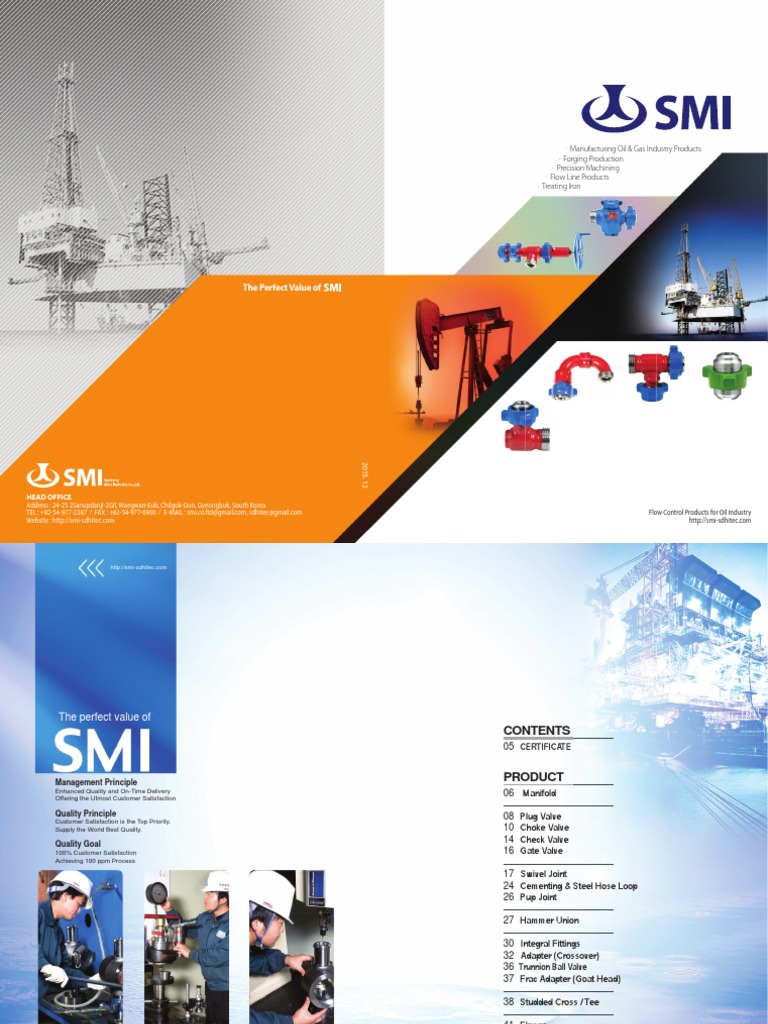 Catalogue Smi PDF | PDF | Valve | Pipe (Fluid Conveyance)