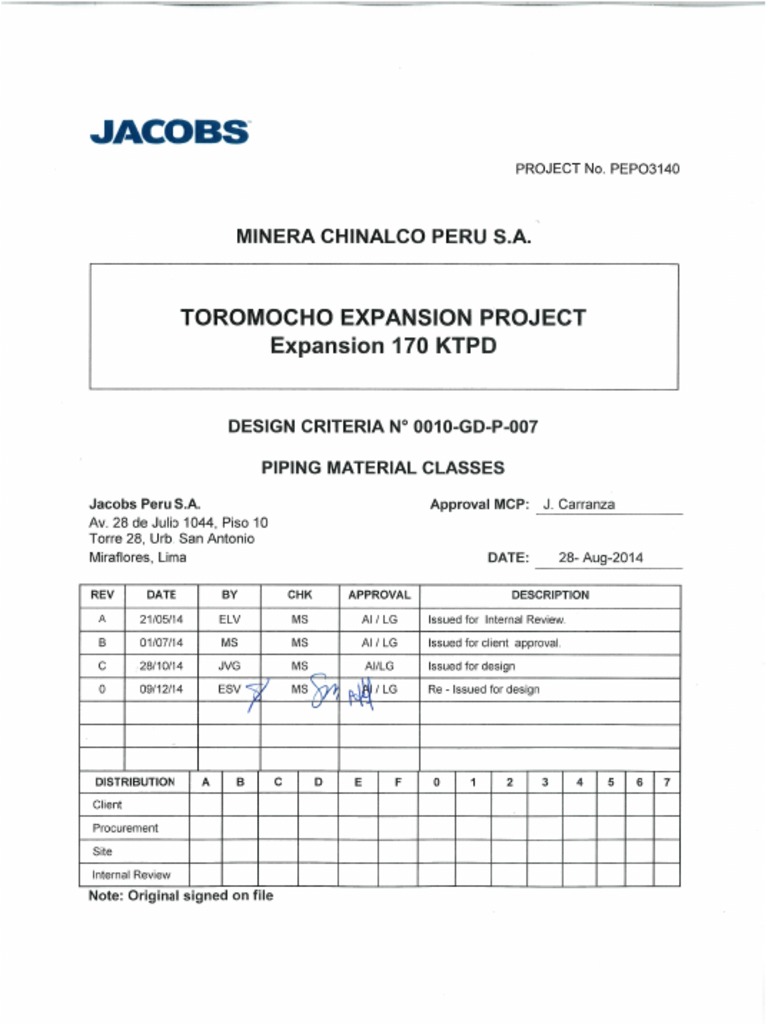 Piping Material Classes | PDF | Pipe (Fluid Conveyance) | Valve