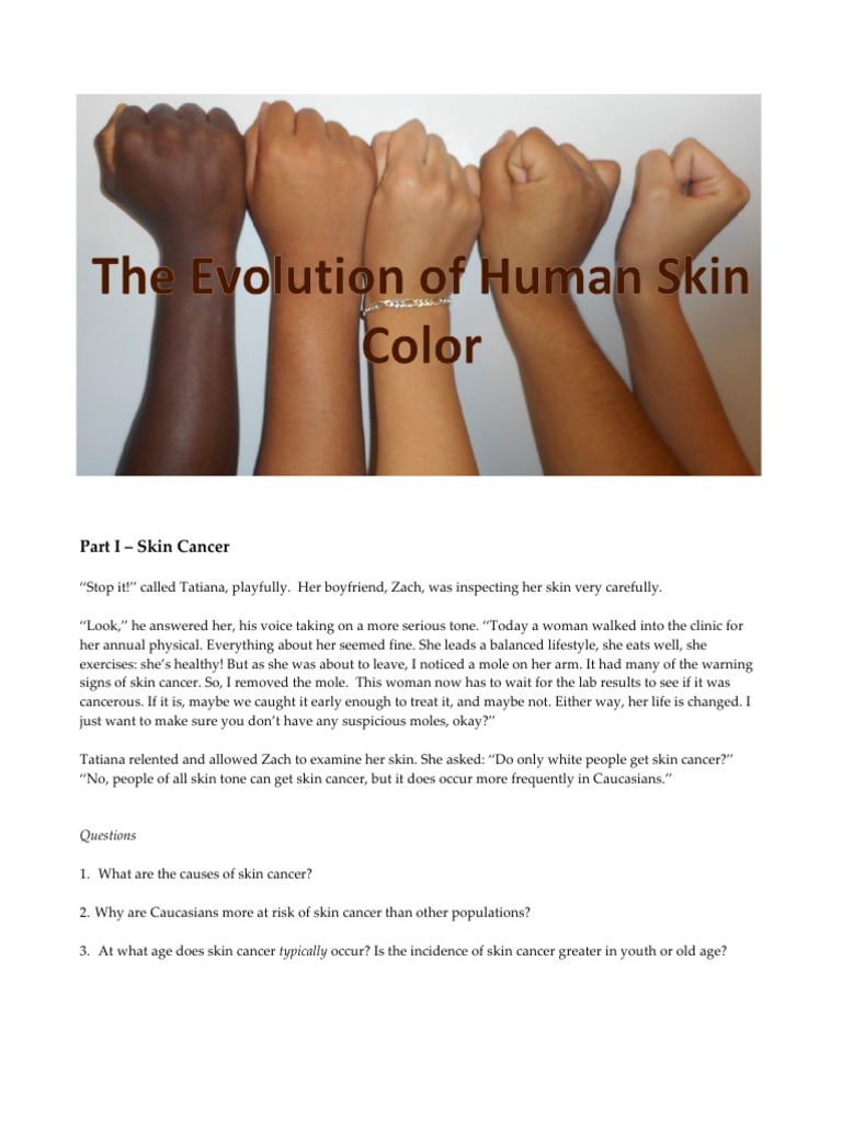 Evolution of Human Skin Color | PDF | Human Skin Color | Natural Selection