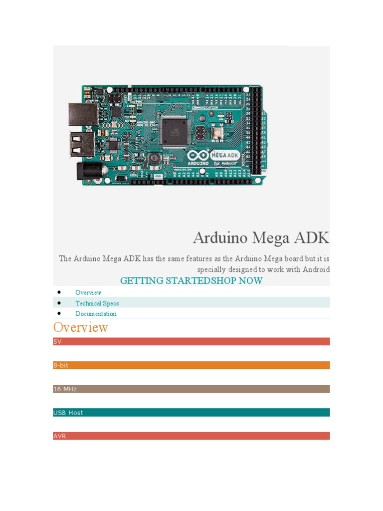 Arduino Mega ADK: Getting Startedshop Now | PDF | Arduino | Office ... Arduino Mega ADK: Getting Startedshop Now | PDF | Arduino | Office ...
