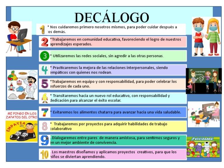 DECÁLOGO escolar | PDF