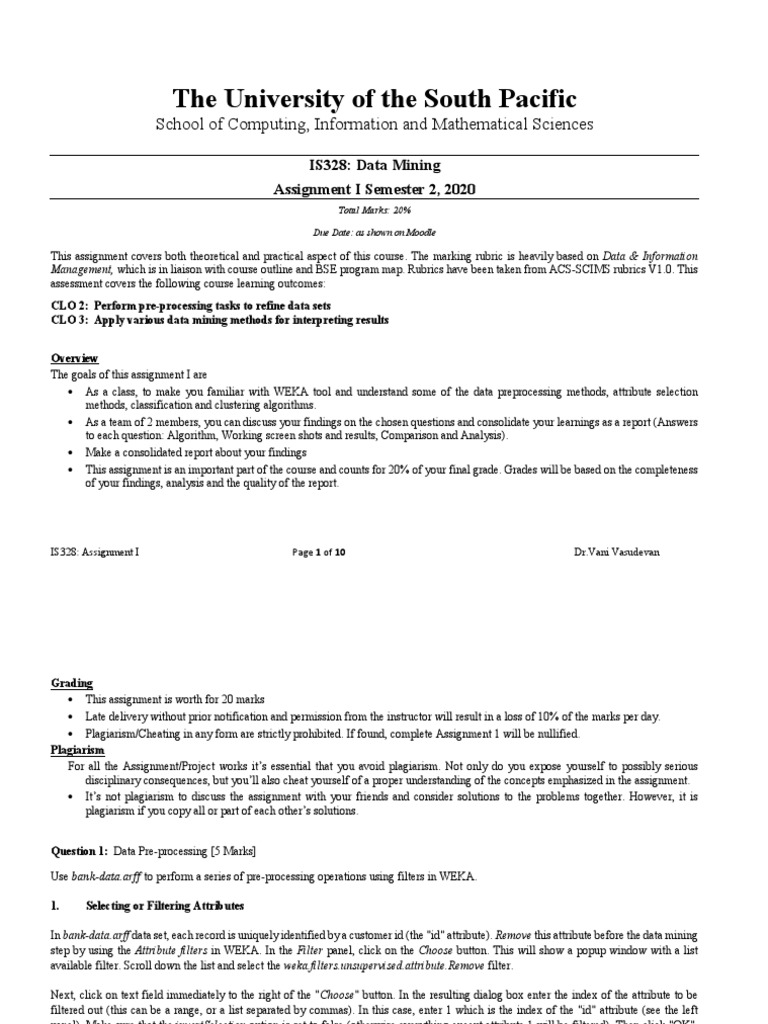 IS328 Assignment1-Unlocked | PDF | Statistical Classification | Cross Validation (Statistics)