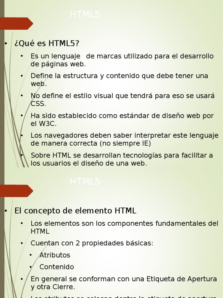 HTML | PDF | HTML | Hojas de estilo en cascada