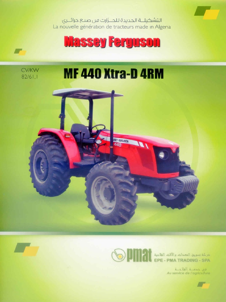 Fiche Technique MF 440 PDF | PDF