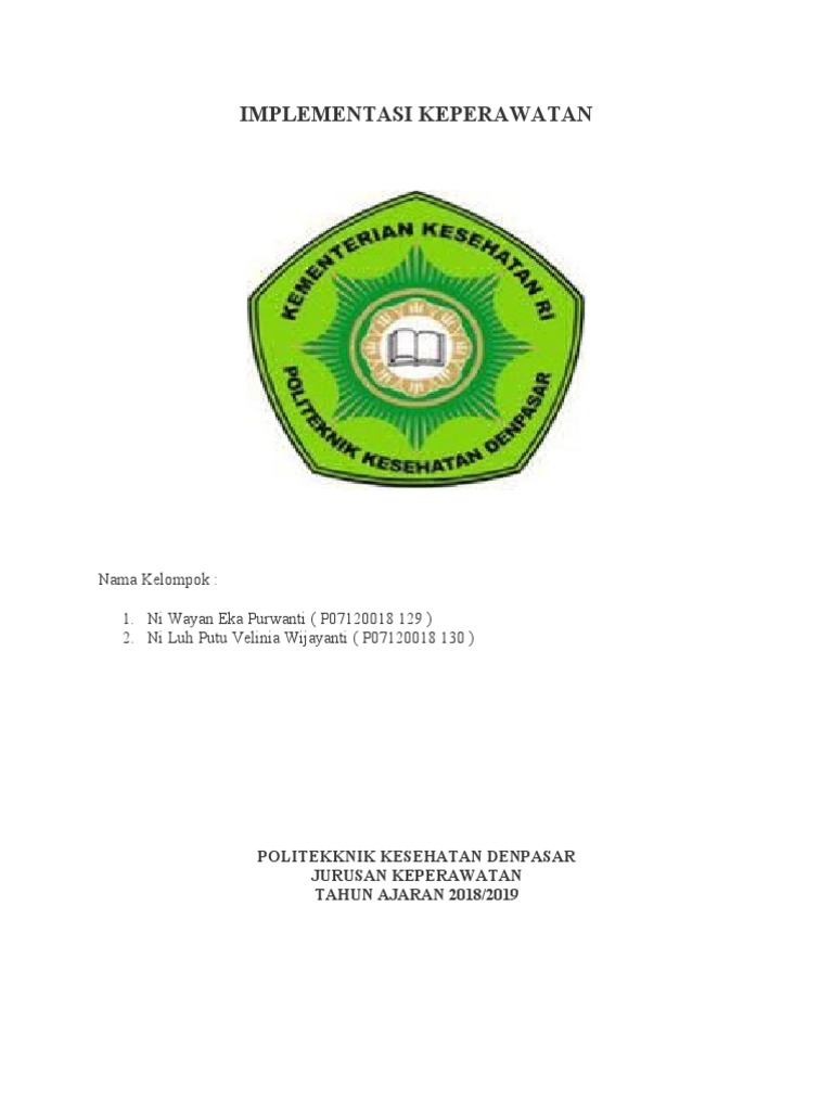 Implementasi Keperawatan | PDF