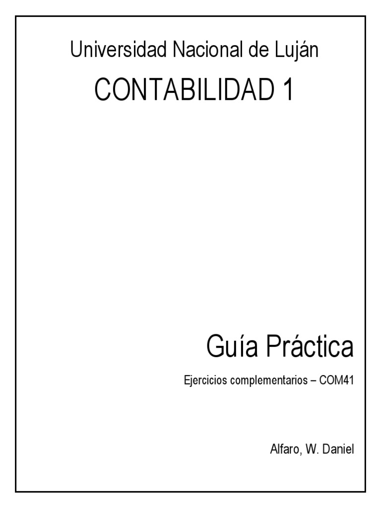 2-Guia TPB Ejercicios Complementarios | PDF | Contabilidad | Cheque