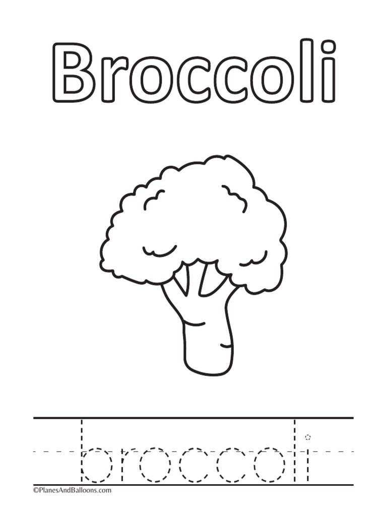 Tracing Fruits and Vegetables Worksheets | PDF