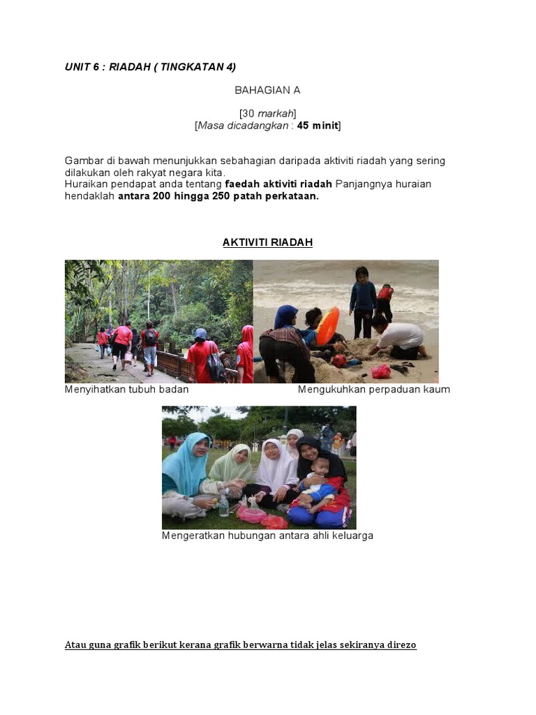 SPM - Karangan A T4 - UNIT 6 - RIADAH | PDF