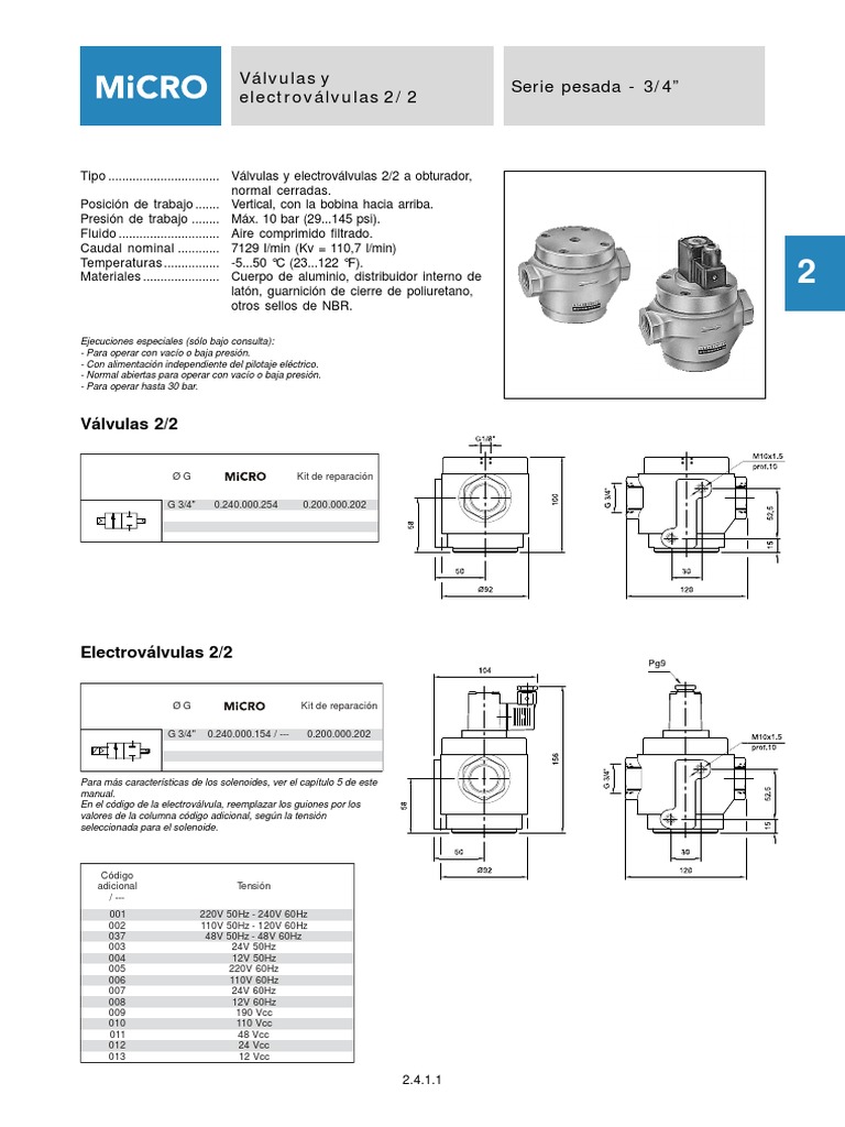 Micro - Electroválvula | PDF | Ingeniería mecánica | Materiales