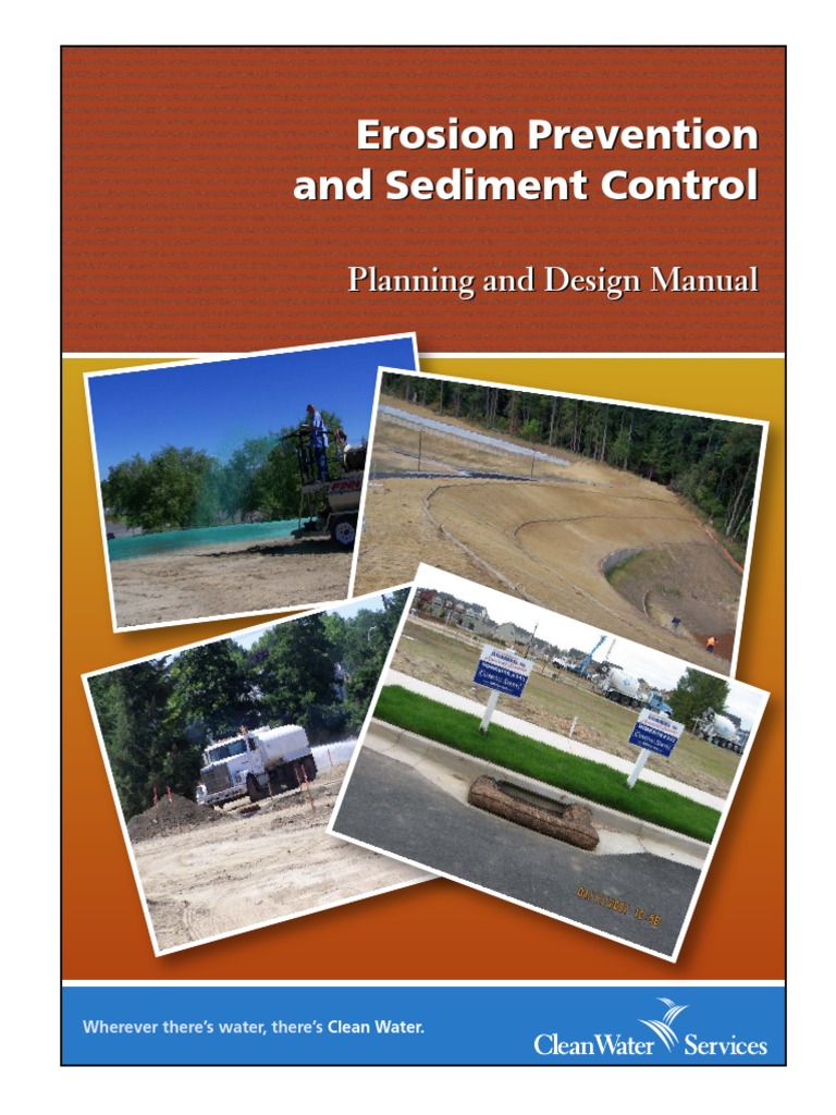 Erosion Prevention and Sediment Control Manual PDF | PDF | Clean Water ...