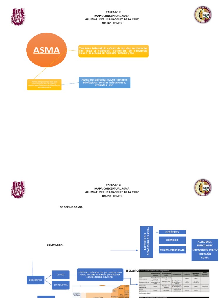 Mapa Conceptual Asma | PDF | Asma | Alergia