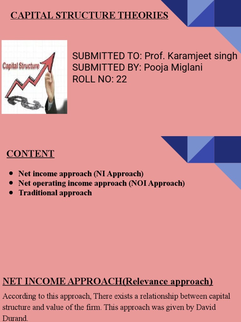 Capital Structure Theories | PDF | Capital Structure | Cost Of Capital