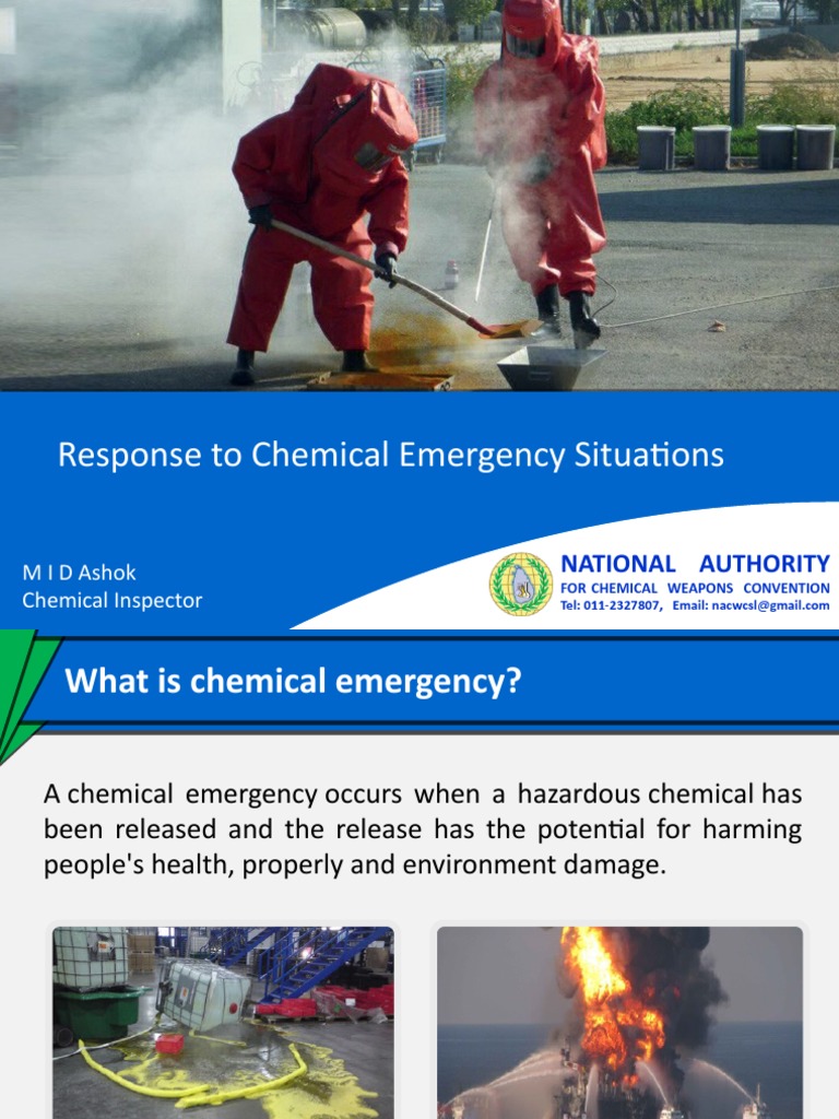 Response To Chemical Emergency Situations: National Authority ...
