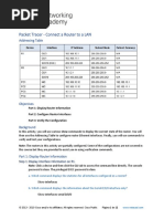 17.5.9 Packet Tracer - Interpret Show Command Output | PDF | Router (Computing) | Ip Address