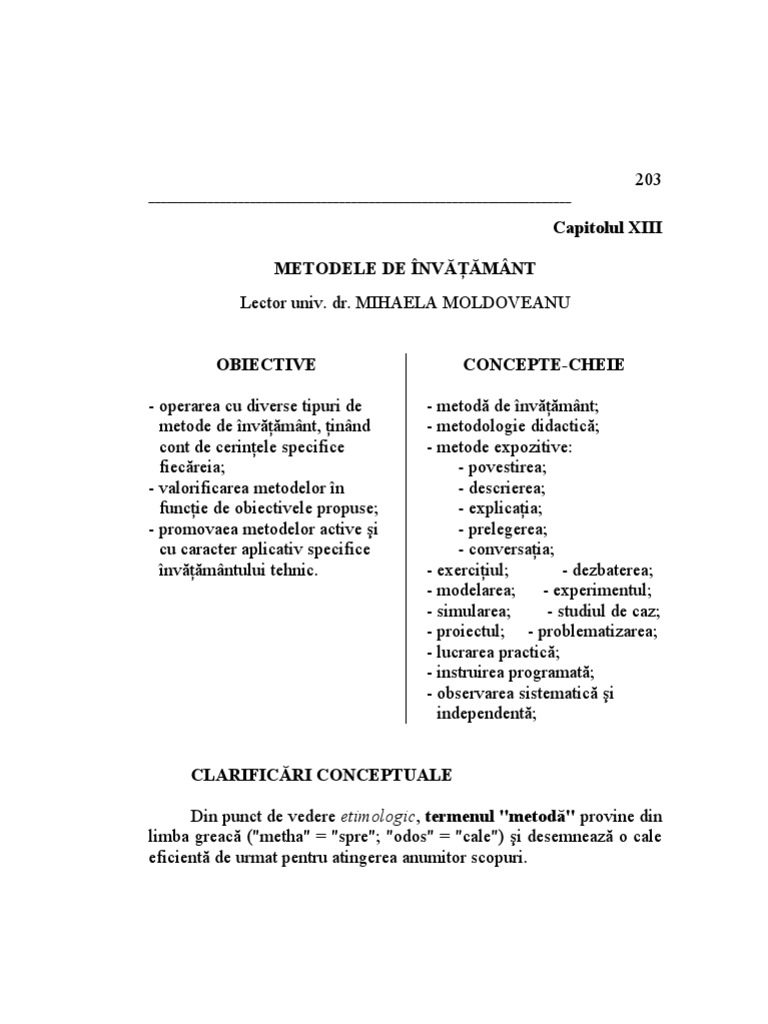 Metode de Invatare | PDF