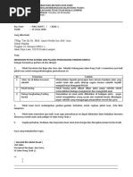 Surat Sokongan Permohonan Kuarters - Template | PDF