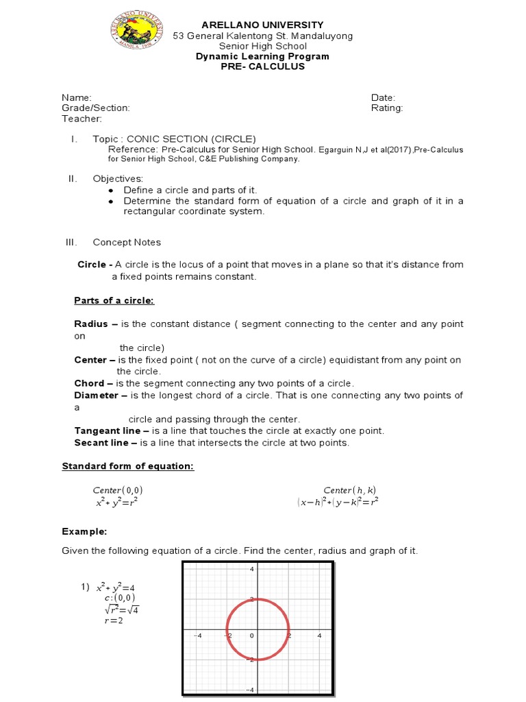 DLP L02 | PDF | Circle | Tangent