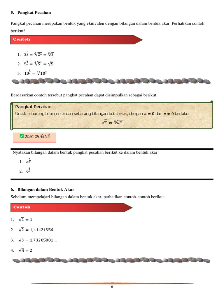 Matematika - Bab 1 - Sub Bab Bentuk Akar - Pertemuan Ke-2 - Kelas X ...