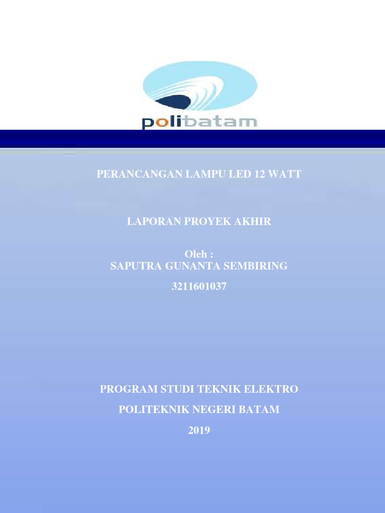 Jurnal Lampu Led | PDF