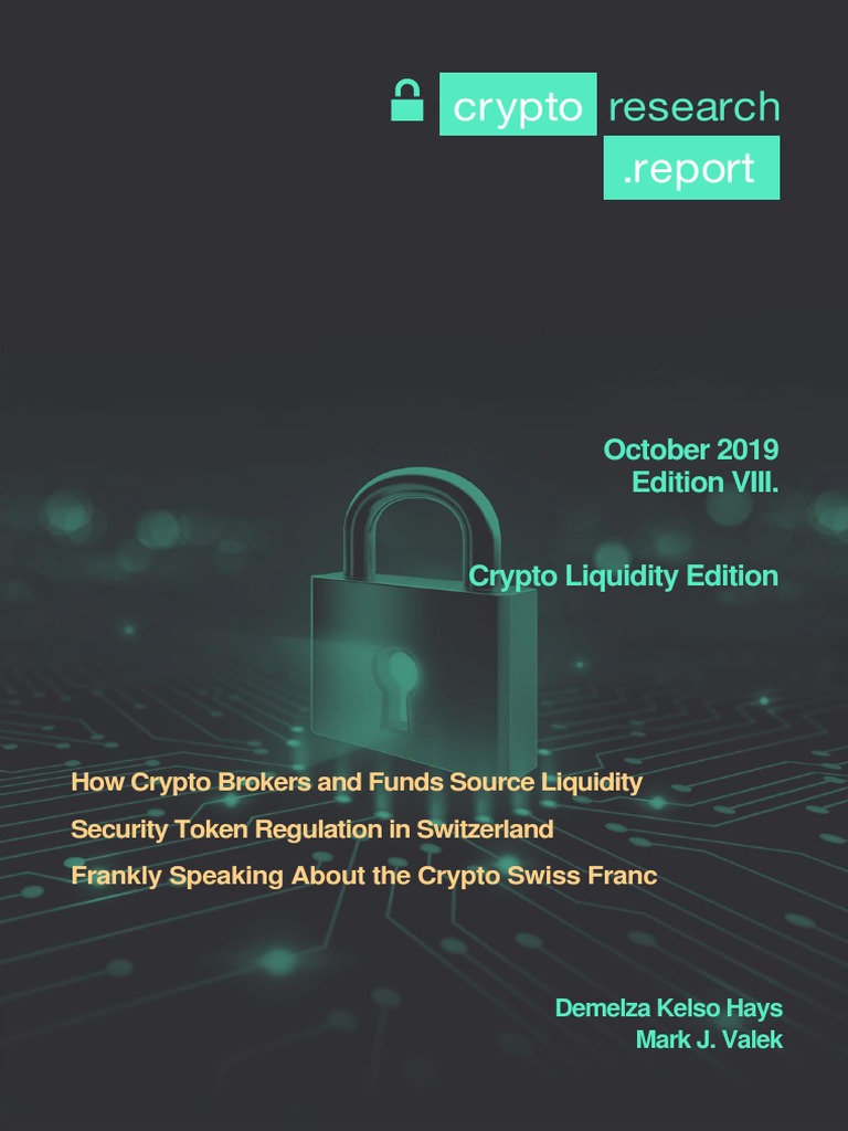 Crypto Research Report October 2019 - EN 2 PDF | PDF | Cryptocurrency ...