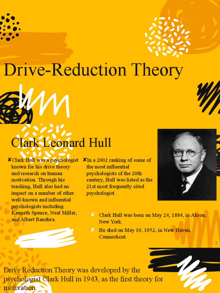 Drive Reduction Theory | PDF | Reinforcement | Clinical Psychology