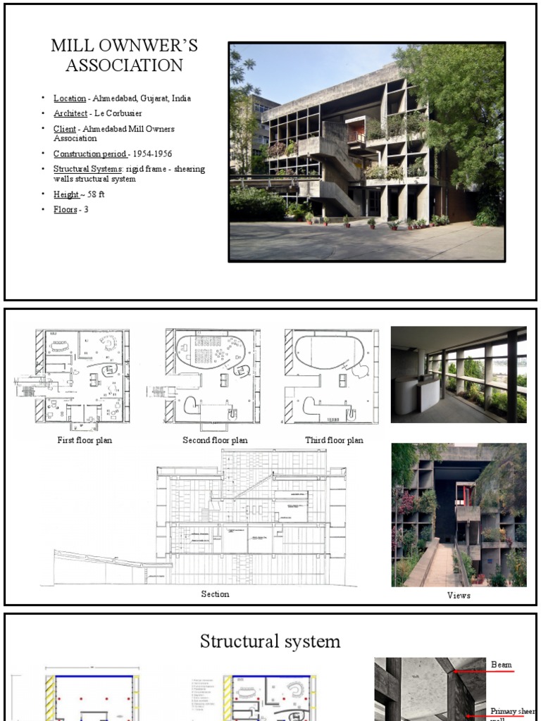 Mill Owners Association Building Plans | PDF | Beam (Structure ...