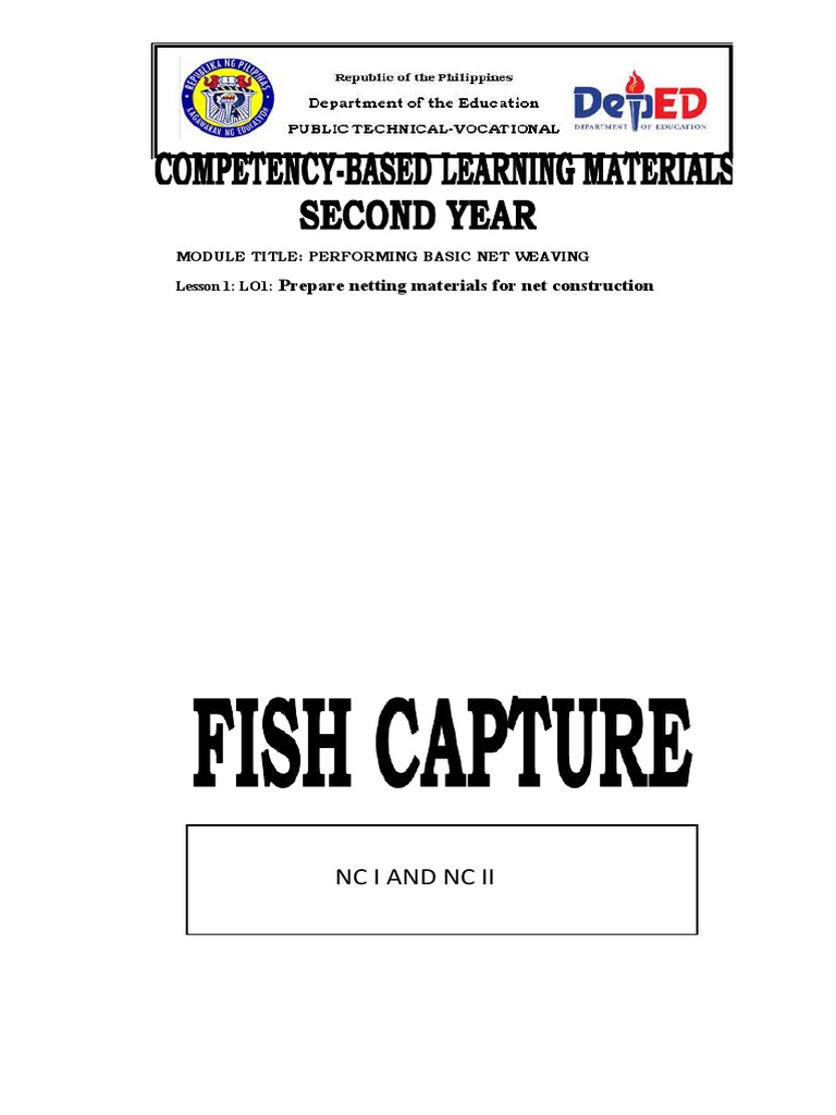 Module FISH CAPTURE School Base | PDF | Yarn | Fibers