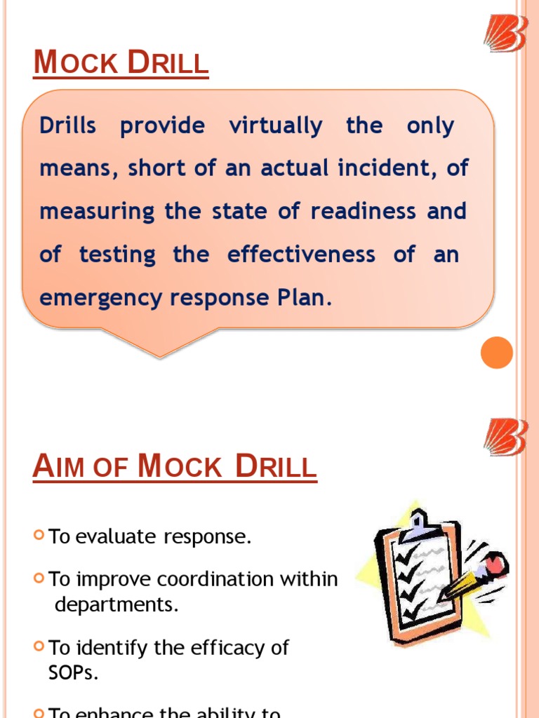 The Importance of Mock Drills for Evaluating Emergency Preparedness and ... The Importance of Mock Drills for Evaluating Emergency Preparedness and ...