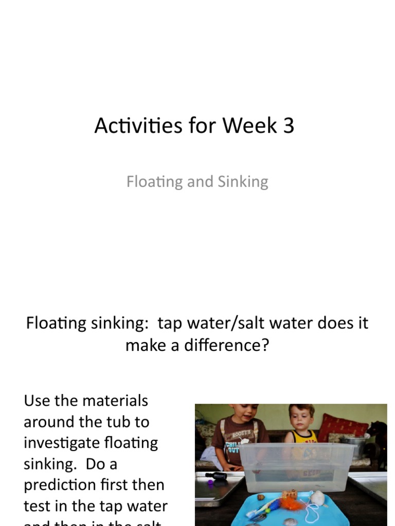 Week 3 Activities | PDF