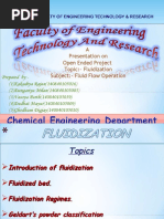 Fluidized Bed Reactor Design | PDF | Fluidization | Gases