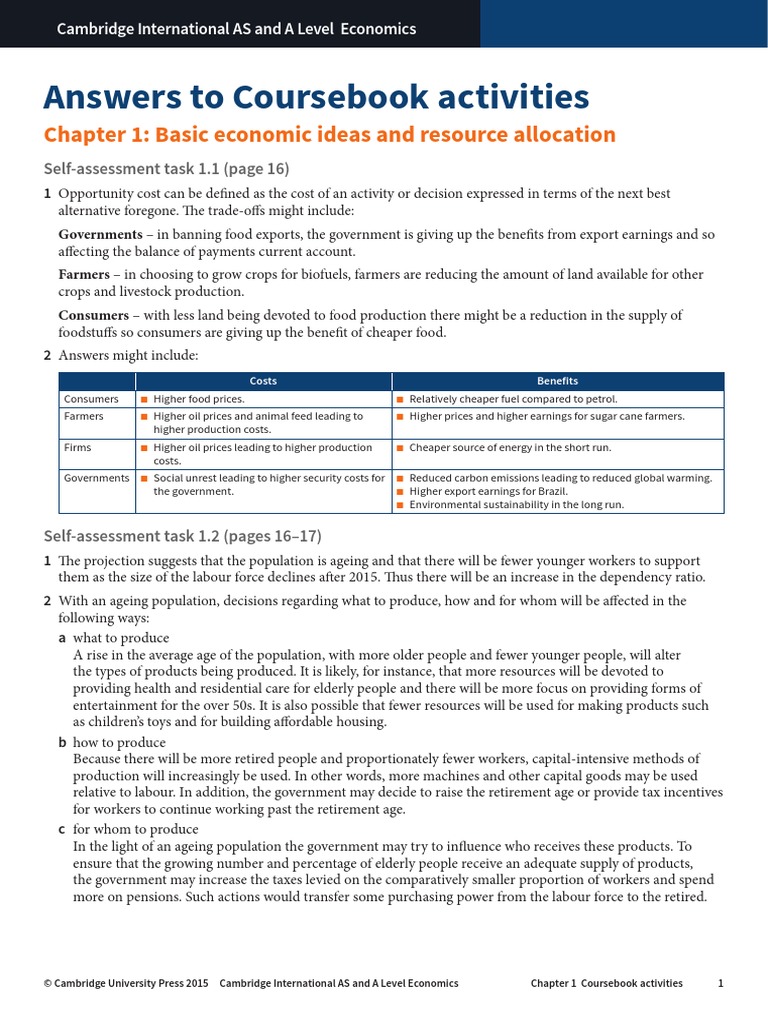 Economics Chapter 1 PDF | PDF | Agriculture | Taxes
