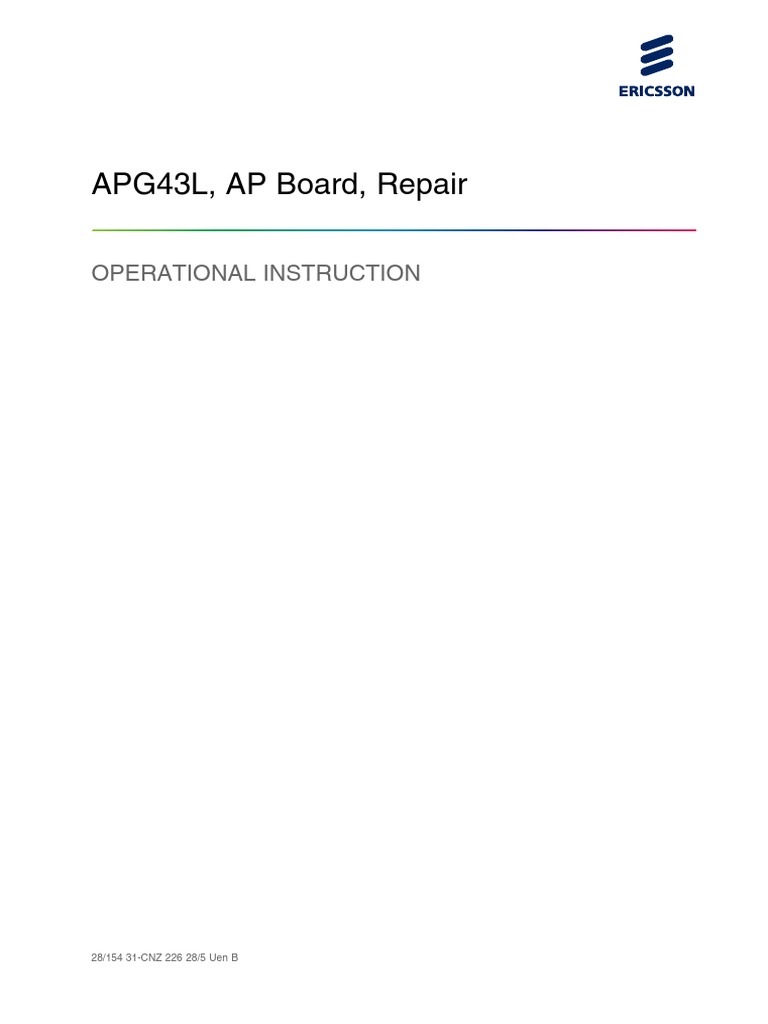 APG43L, AP Board, Repair | PDF | Bios | Booting