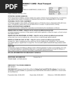 Trem Card | PDF | Dangerous Goods | Water