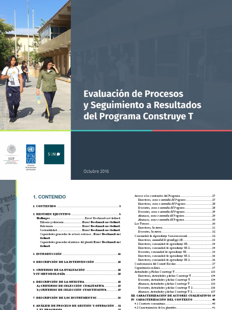 Construye T | PDF | Evaluación | Maestros