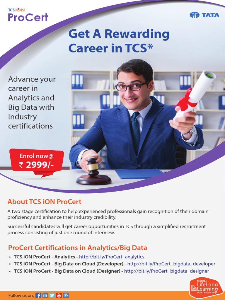 TCS iON ProCert: Boost Your Career | PDF | Business
