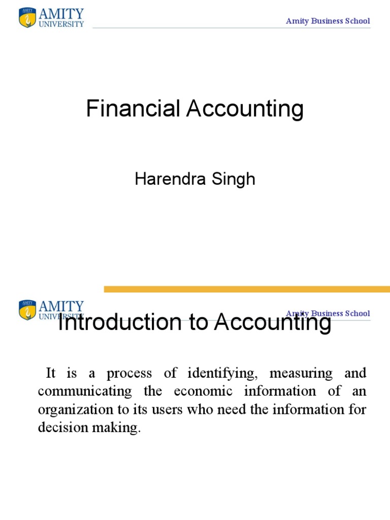 1.introduction To Financial Accounting | PDF | Intangible Asset ...
