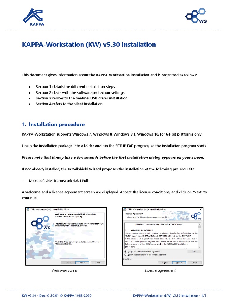 KAPPA Workstation Installation | PDF | Installation (Computer Programs) | Computer File