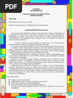 Sanhi at Bunga Worksheet | PDF