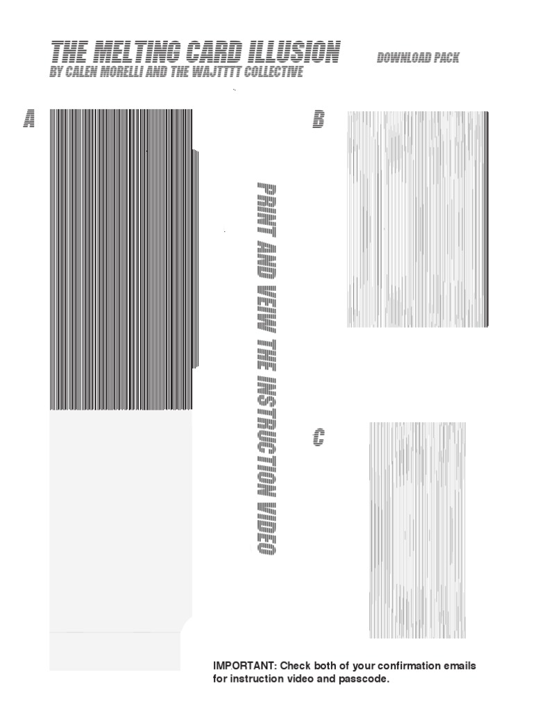 Gimmick Printable Template PDF | PDF