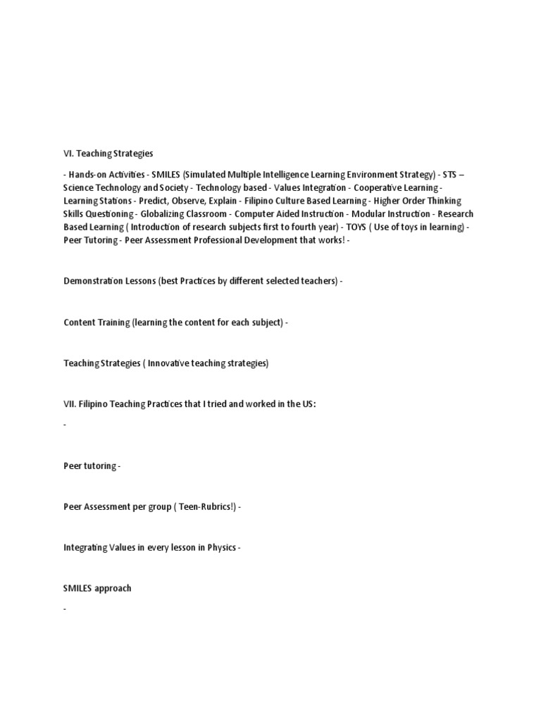 Best Practices | PDF | Learning | Teachers