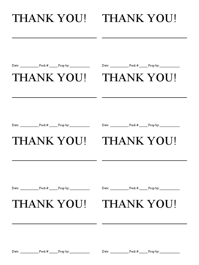 Thank You | PDF