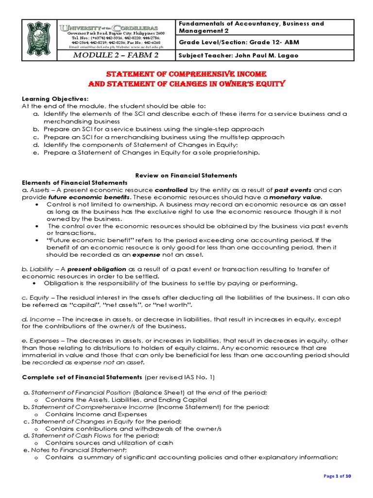 FABM-2-Module-2-SCI-SCOE.pdf | Expense | Income Statement