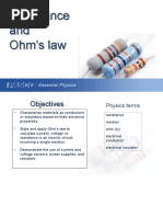 Resistance - KS3 Physics - BBC Bitesize | PDF | Resistor | Voltage