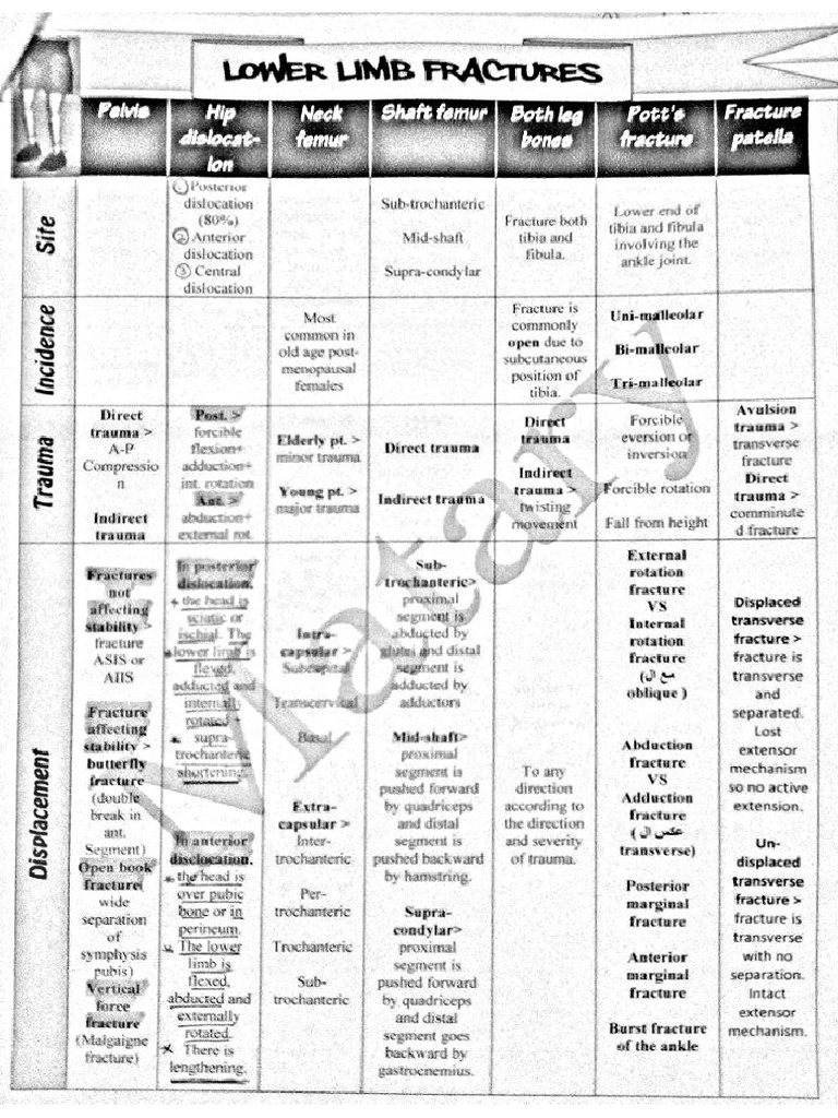 DR Matary Ortho Tables | PDF