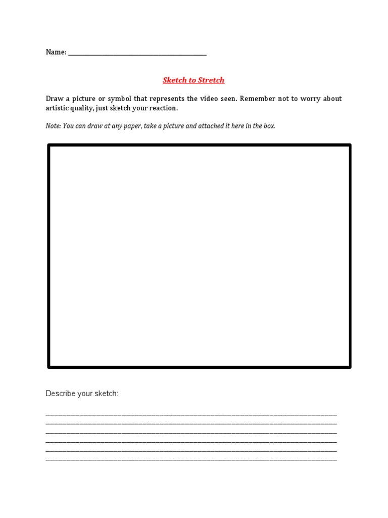 Sketch To Stretch | PDF