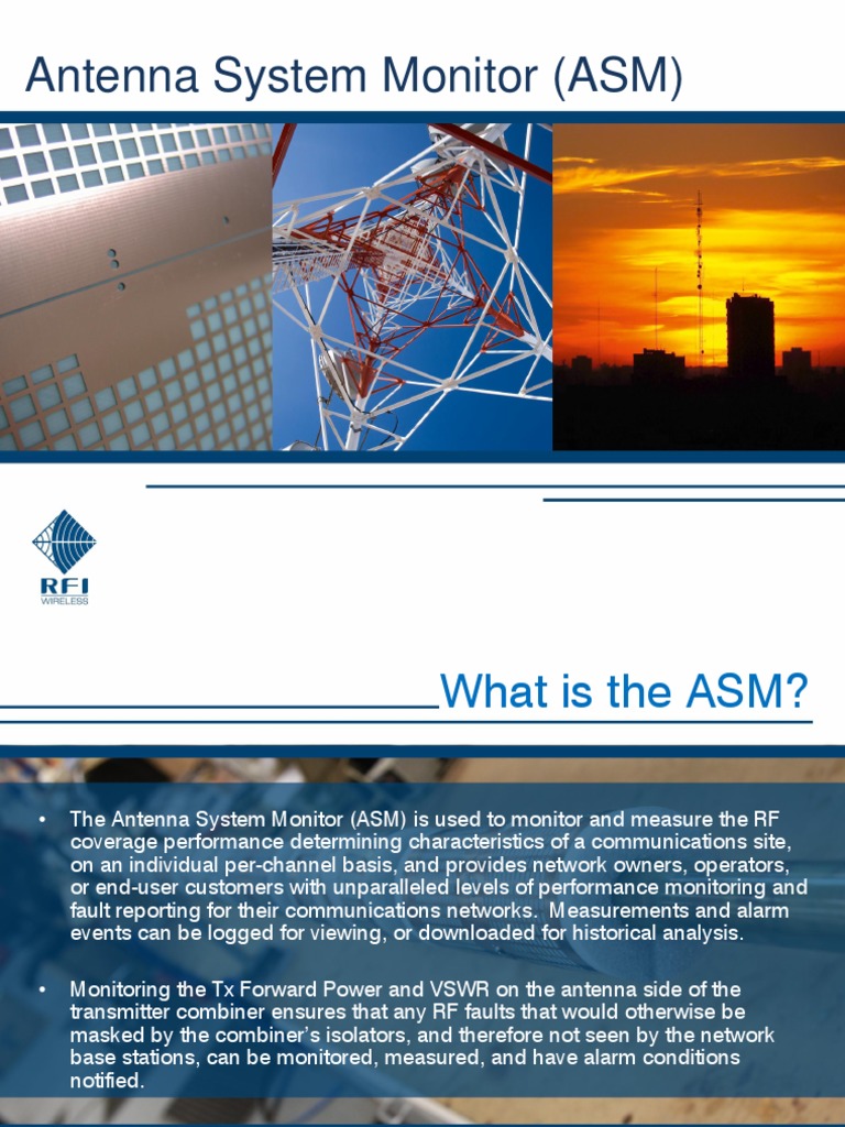 Antenna System Monitor Product Overview PDF | PDF | Computer Network ...