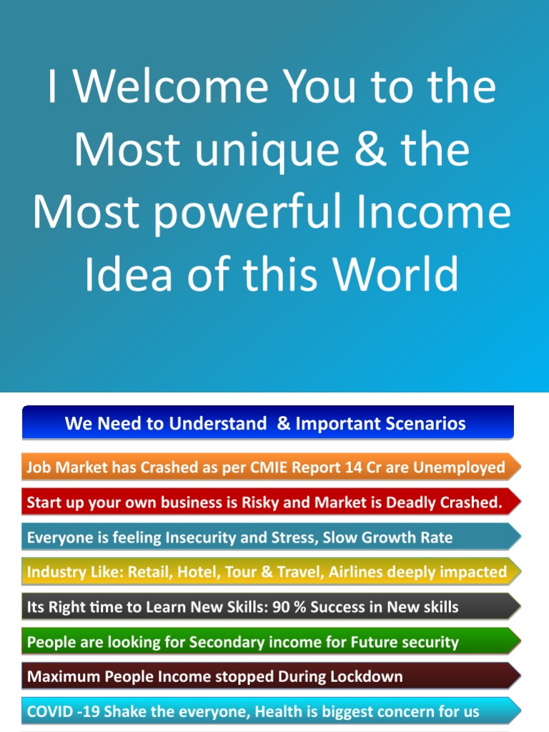 Most Powerful and Most Unique Income Idea | PDF | Nature | Business