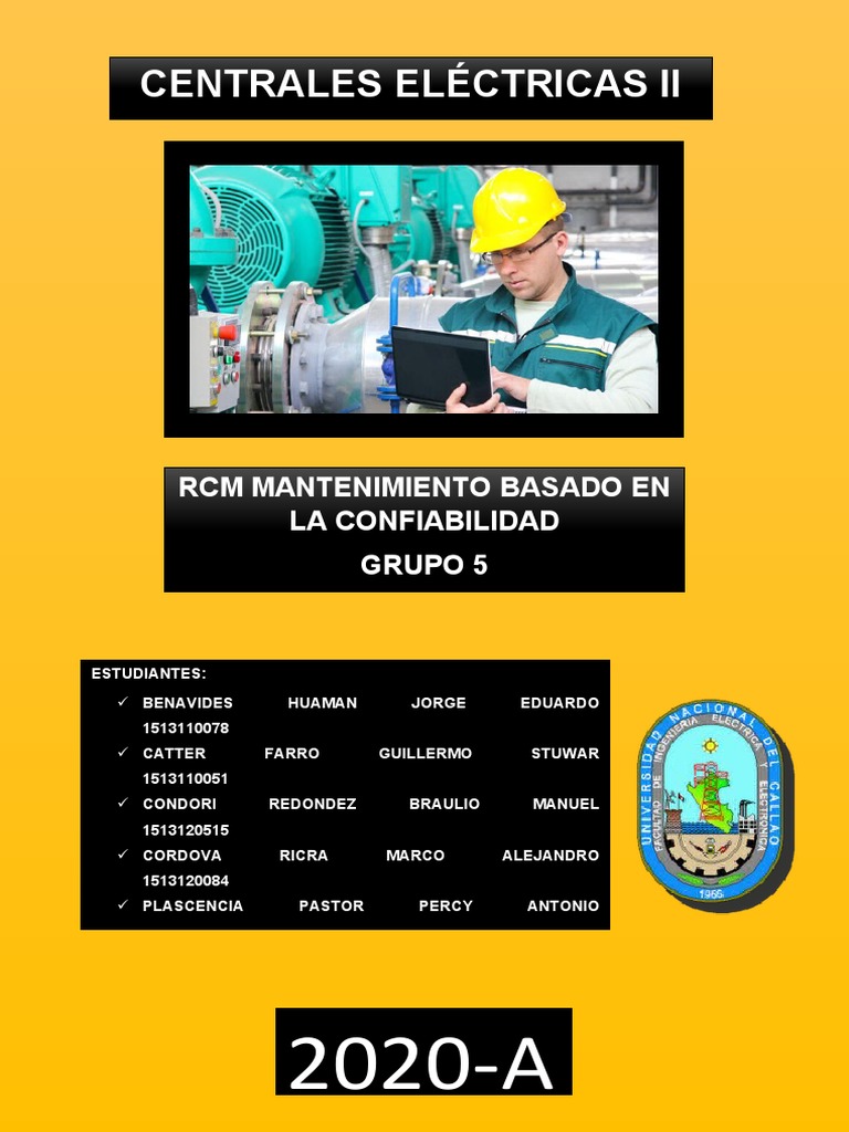 Mantenimiento Centrado en Confiabilidad RCM | PDF | Ingeniería de confiabilidad | Probabilidad