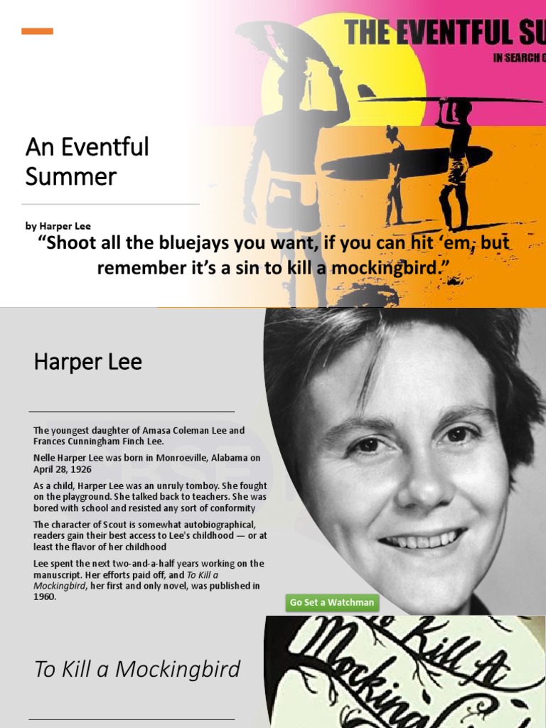 An Eventful Summer | PDF | To Kill A Mockingbird | Harper Lee