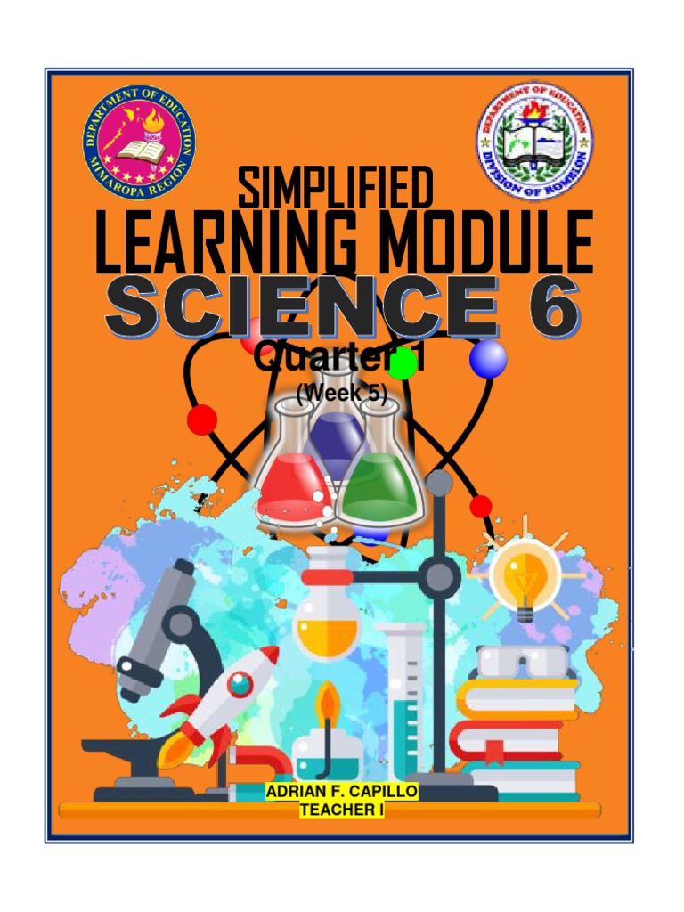 W5 Q1 Day 1-5 Grade 6 Science Module PDF | PDF | Filtration | Solubility